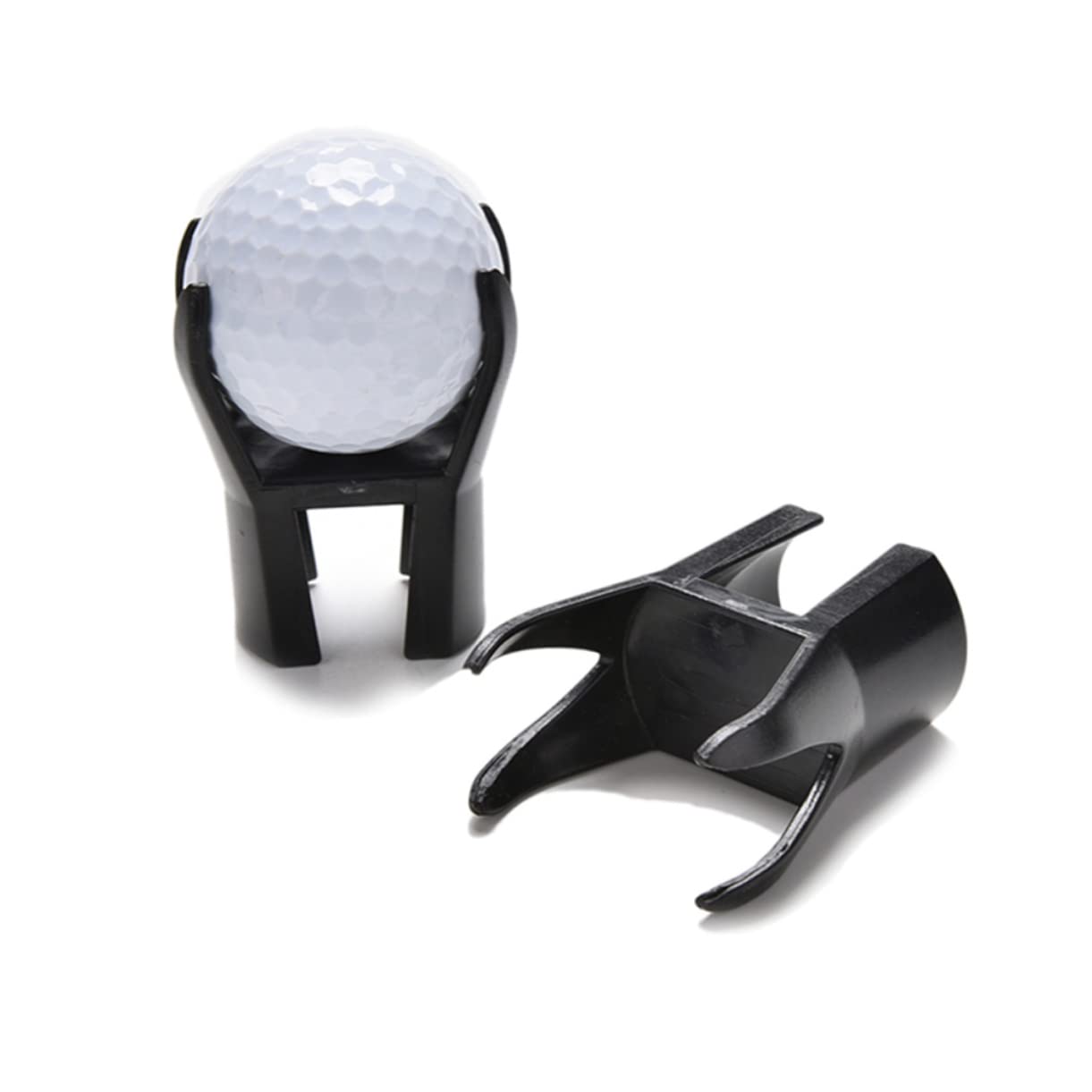 CLISPEED 10 Pcs Gold Grip Pick up Tool Sucker Claw Tool Accessory Golf Retriever Putter Golf Suction Cup Golf Retriever Grabber Pick up Putter Retriever Pick up Grabber Golf Stuff Portable