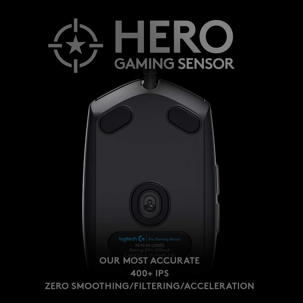 Logitech G PRO Mechanical Gaming Keyboard PRO Hero Wired Gaming Mouse Bundle