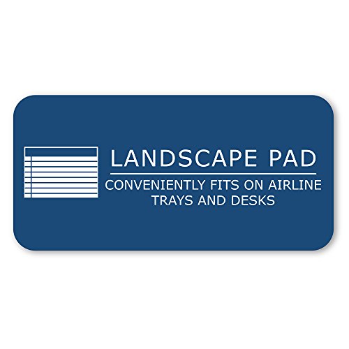 Roaring Spring Wide College Ruled Landscape Legal Pad, 11" x 9.5" 75 Sheets, White