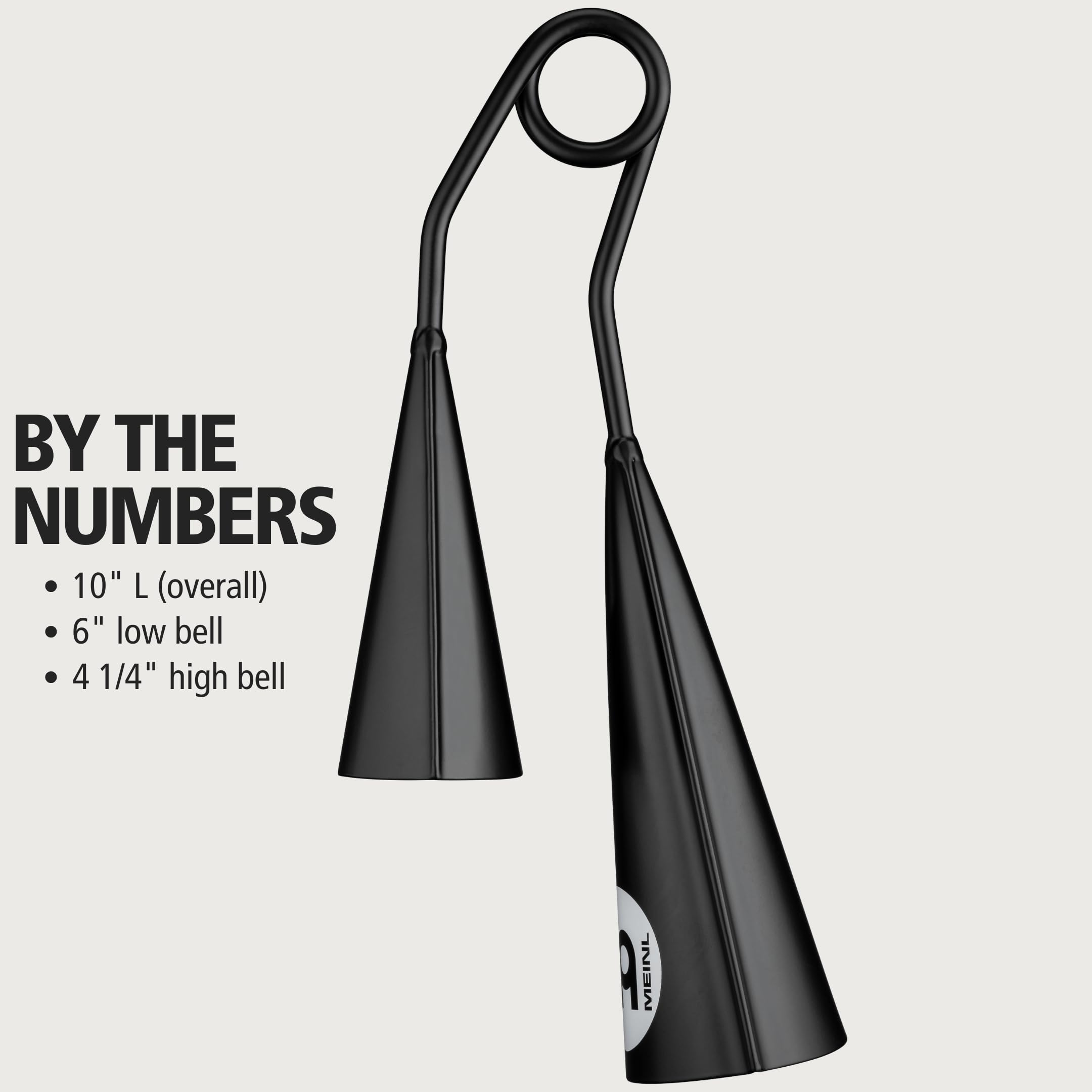 Meinl Percussion Agogo Bell Traditional Instrument for Samba and Latin Music — NOT Made in China — Handheld, 2-Year Warranty (STBAG5)