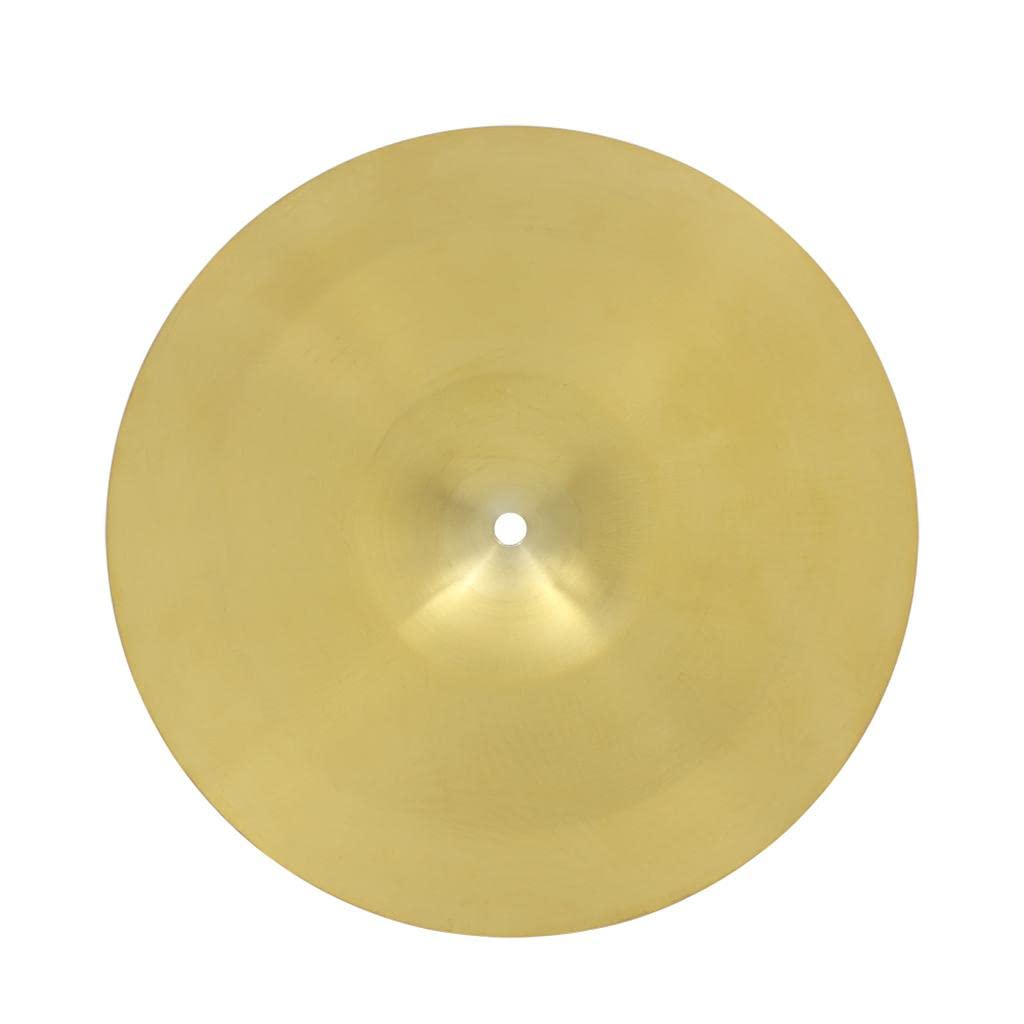 Colcolo Brass Alloy Crash Hi Hat Drum Cymbals for Drummer Percussion DIY Part, 14inch