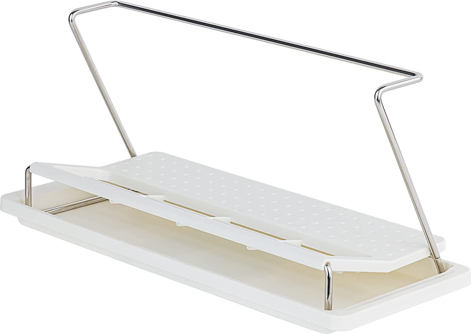 carrotez Bottle Drying Rack, Cup Drying Rack,Tumbler Drying Rack with Drain Tray - Bottle with Narrow and Wide Openings with Various Capacity, Different Bottle Type, Mug Type and Cup Type - White