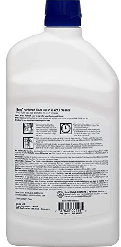 Bona Hardwood Floor Polish - High Gloss, 36 oz, Packaging may vary