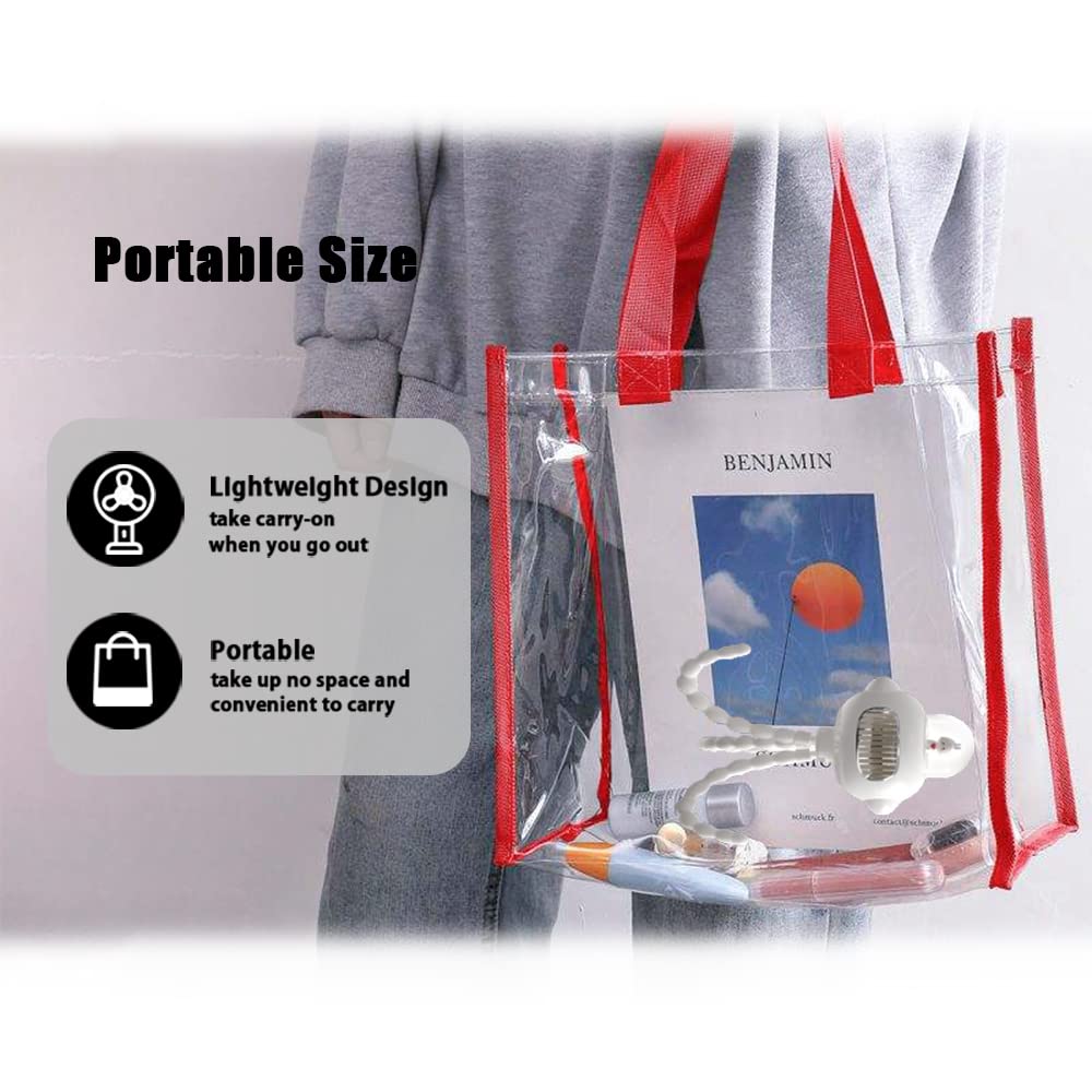 CoBuLLA Mini Handheld Personal Portable Fan, Baby Stroller Fan, 360°Rotation Mini Portable Fan, usb Desk Personal Fan for Stroller Accessories Crib Treadmill Camping Traveling
