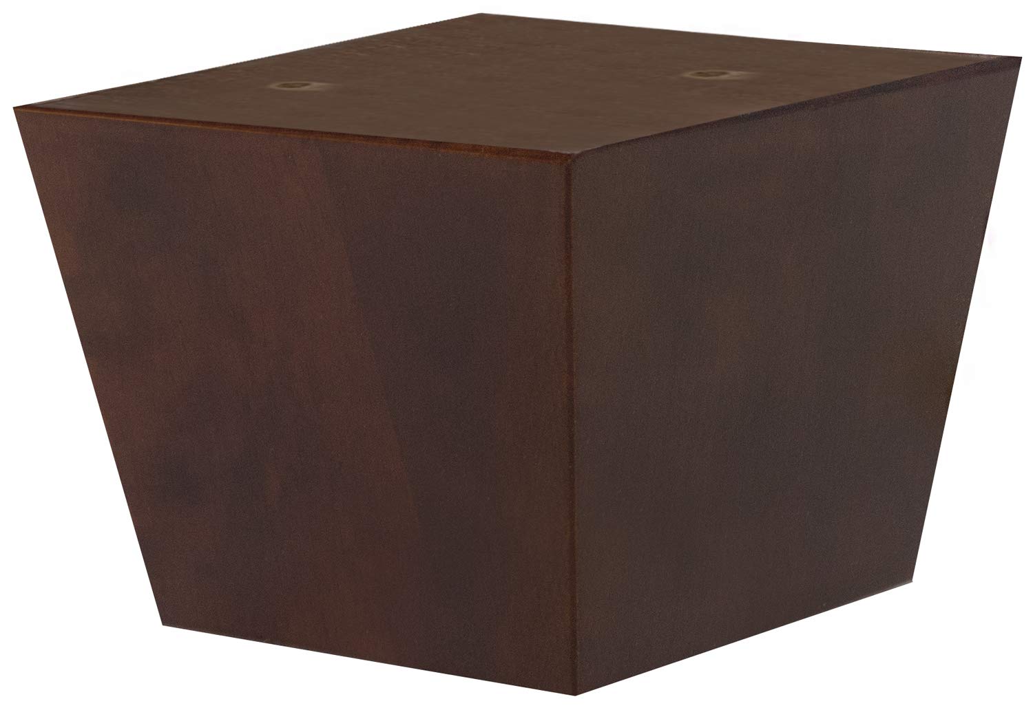 ComfortStyle Furniture Legs for Sofa Chair Couch or Ottoman, Set of 4 Replacement Feet, 3 Inch Tall, Square with Tapered Sides, Walnut Finish