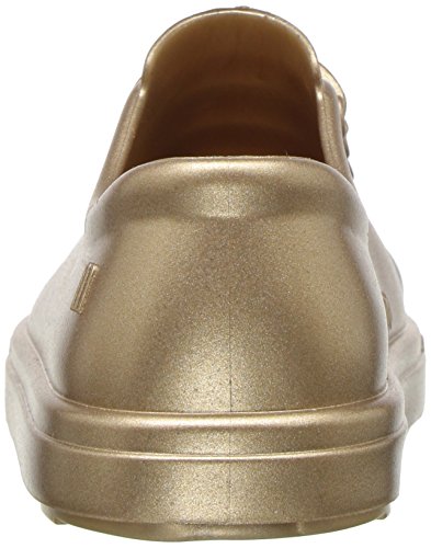 Mini Melissa Baby-Girl's Mini BE Sneaker, Gold Glitter, 5 Regular US Toddler