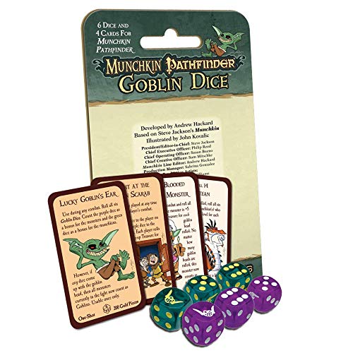 Steve Jackson Games Munchkin Pathfinder Goblin Dice