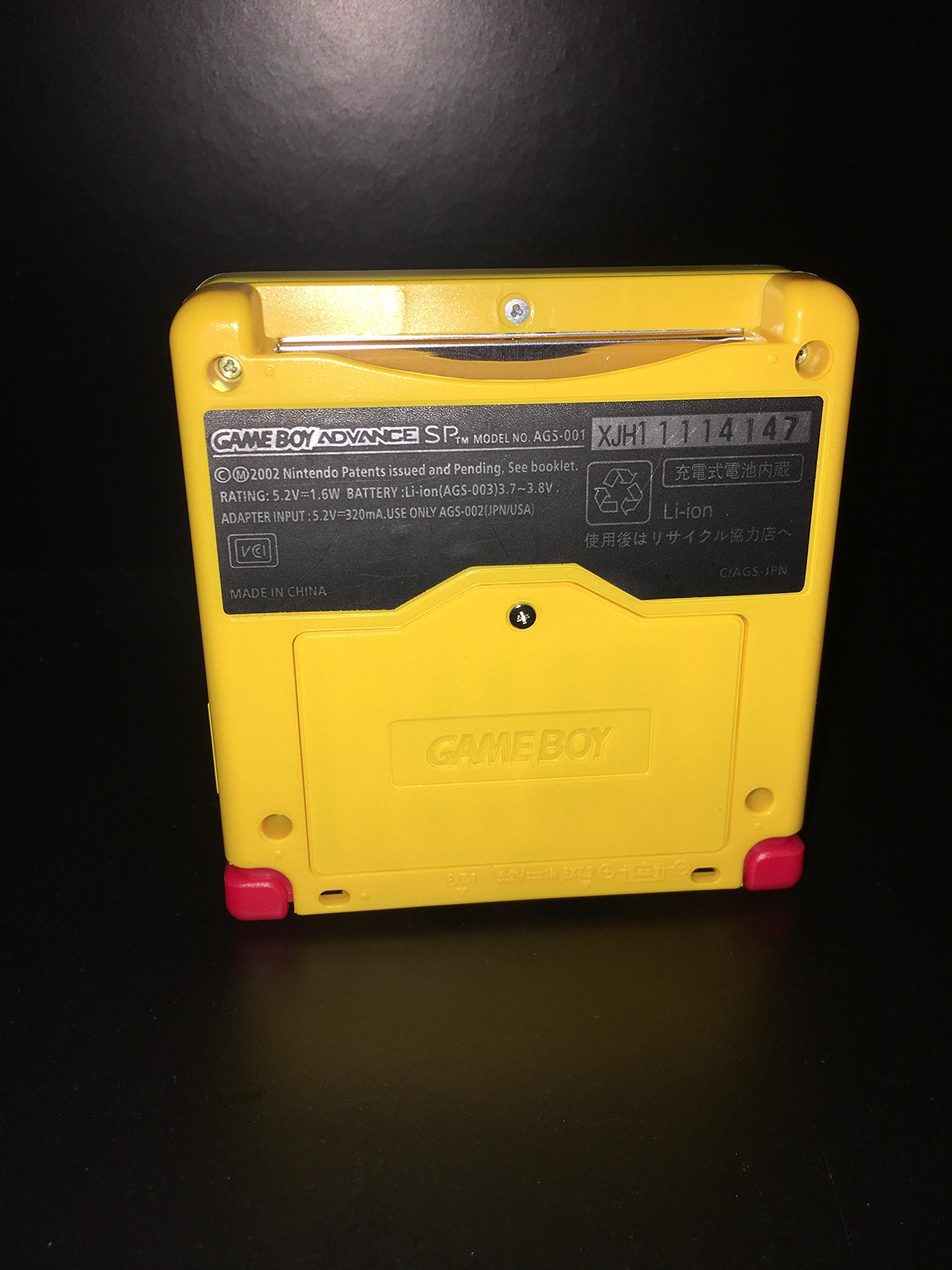 Nintendo Gameboy Advance SP: Limited Edition Pikachu Yellow