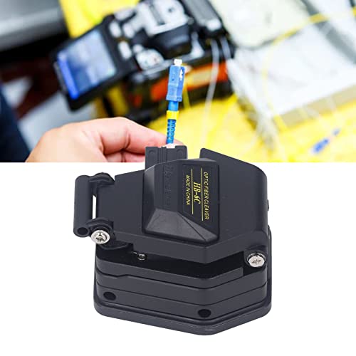 Fiber Cleaver Tool for HB 6C, HB 6C Fiber Optic Tool, Highly Accurate Cutting Angle, with Scale, Stainless Steel Slide Rail, Applicable to 125μm Bare Fiber, D0.25mm and D0.9mm