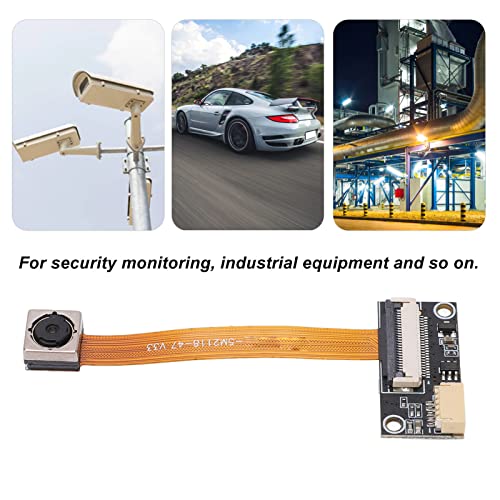 Emoshayoga Mini Camera Board, Wide Application Camera Module 5MP OV5647 Chip 76° Field of View Driver Free for Machine