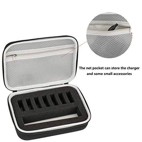 Brappo Hard Case for Philips Norelco Multigroom Series 7000,Men's Grooming Kit with Trimmer MG7750/49/MG5750 Storage Holder Fits for 18 Attachment Trimmer and Accessories (Box Only)