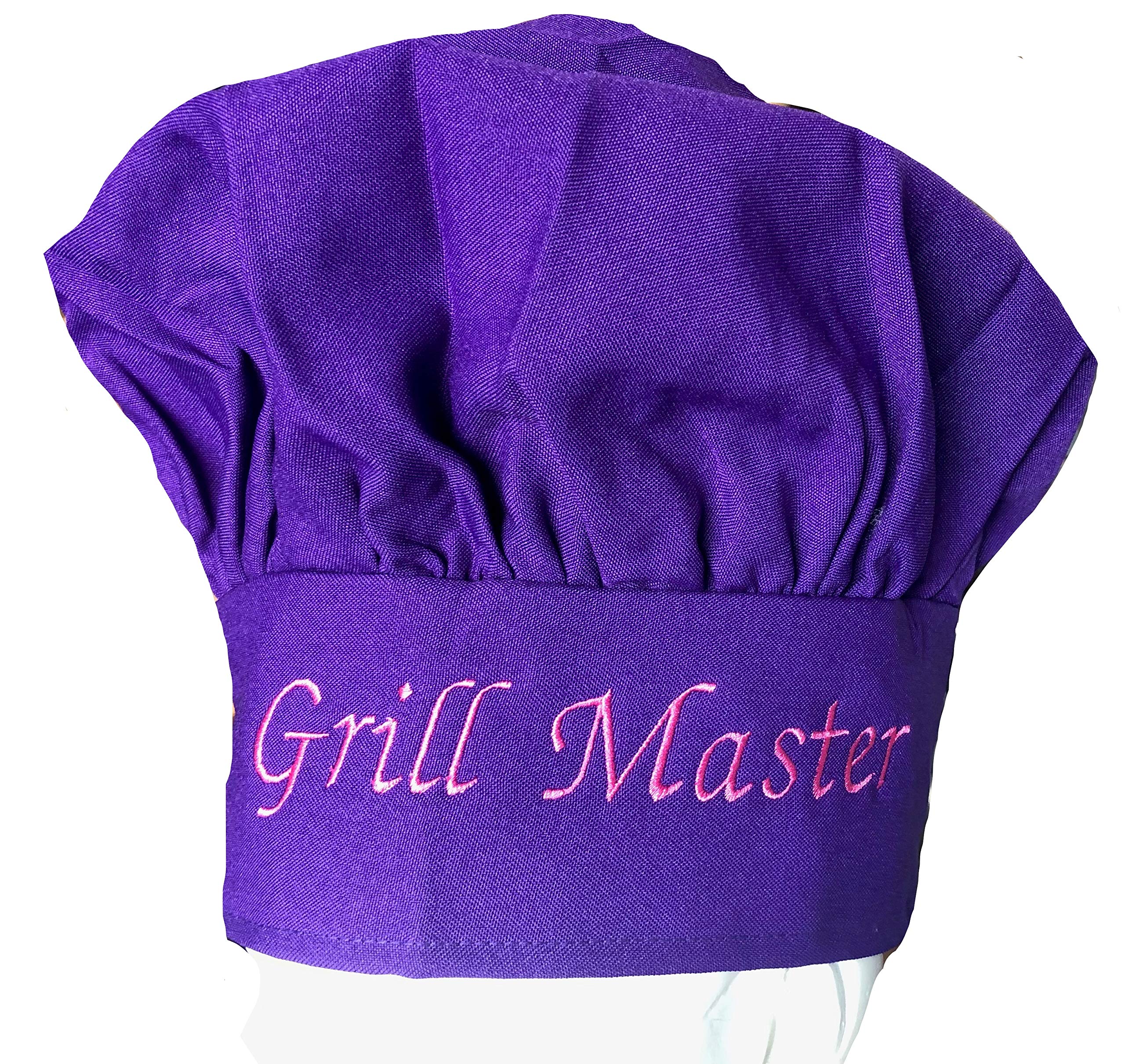 CHEFSKIN Grill Master Pink Chef Hat, Fully Adjustable Great Gift