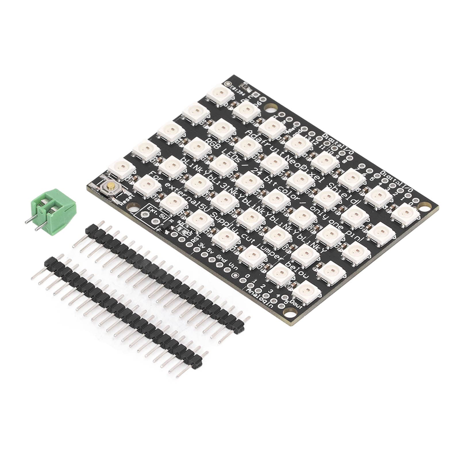 Color Light Development Board, PCB Easy To Install 40 Bits 5x8 WS2812B 5050 RGB LED Driver 5V High Brightness for Bars for KTV