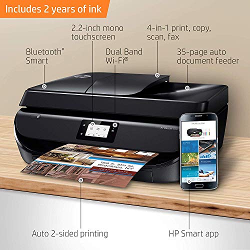 HP OfficeJet 5260 Wireless All-in-One Printer โ includes 2 Years of Ink Delivered to Your Door, Works with Alexa (Z4B13A)