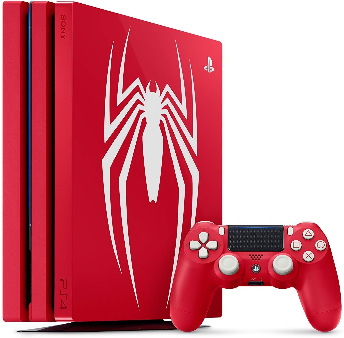 Playstation 4 Pro 2TB SSD Limited Edition Console - Marvel's Spider-Man Bundle Enhanced with Fast Solid State Drive (Renewed)