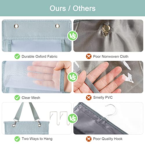 Legging Organizer Storage, T-Shirt Organizer, Hanging Closet Organizer, Hanging Clothes Organizer with 26 Roll Compartments for Yoga Pants, Tank Top, Towel, Underwear, Shirt (Grey)