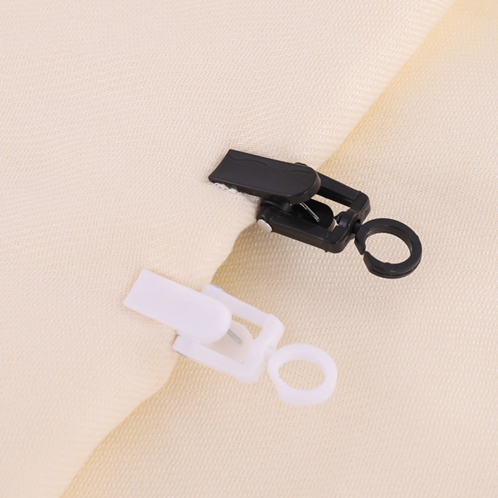 Eibhbuyey 10 Pieces Hanging Laundry Hooks Clip Hanging Towel Clips Strong Clips with Hanger Hook for Curtain