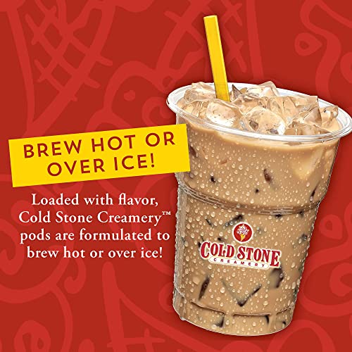 Cold Stone Beverages Creamery Ice Cream Flavored Coffee Pods, Assorted Variety Pack, Compatible with Keurig K Cup Brewers, 40 Count