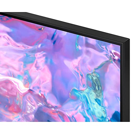 SAMSUNG UN50CU7000FXZA 50 inch Crystal UHD 4K Smart TV 2023 (Renewed) Bundle with 2 YR CPS Enhanced Protection Pack