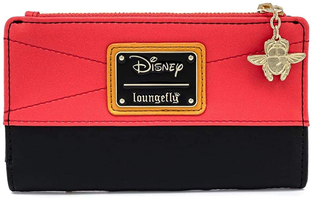Loungefly Disney Aladdin Jafar Cosplay Faux Leather Flap Wallet