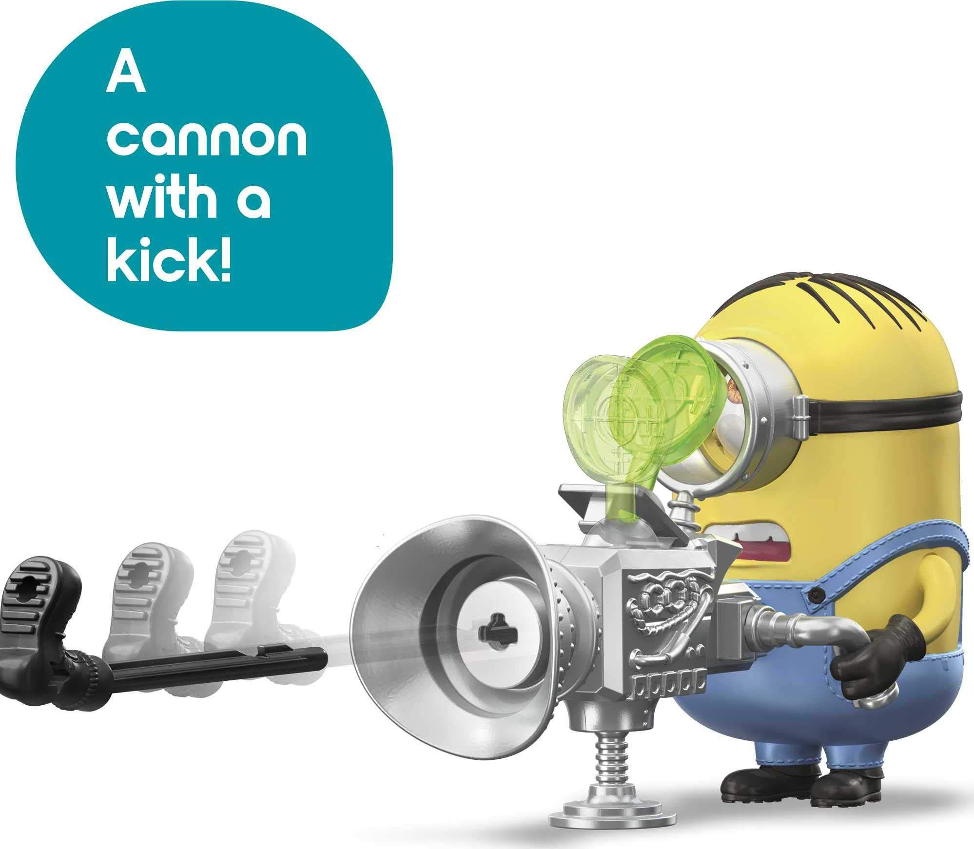 Minions Loud N’ Rowdy Stuart Talking Action Figure with Fart Cannon Toy, Kids Gift Ages 4 Years & Older