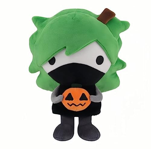 LOTFI Green Doll Mini Pumpkin Stuffed Toy, Stuffed Cartoon Doll, Beautiful Gift for Children 7.8 inches