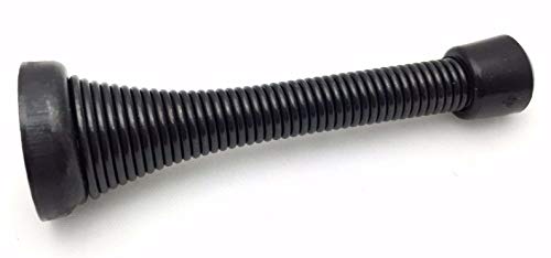 Colester Direct Qty 10 Spring Door Stop with Rubber Stopper, Spring Length 3 1/8", Overall Length 3 1/2" (Oil Rubbed Bronze)