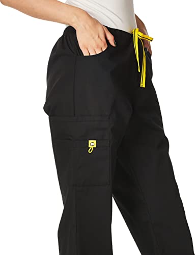 WonderWink Origins Women’s Romeo Flare Leg Cargo Pant - Black, XL