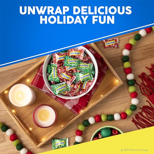 Butterfinger, Chocolatey, Peanut-Buttery, Holiday Minis Candy Bars, White Elephant Gifts, 9.4 Oz