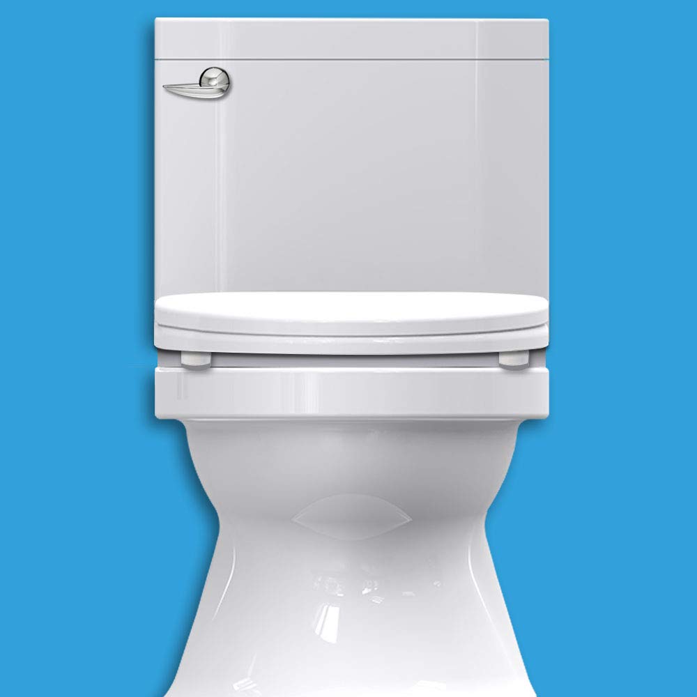 In My Bathroom | Bumpy Bumpers Toilet Seat Spacers (Sanitary Toilet, Strong Adhesive, Universal Fit, 4 Pack)