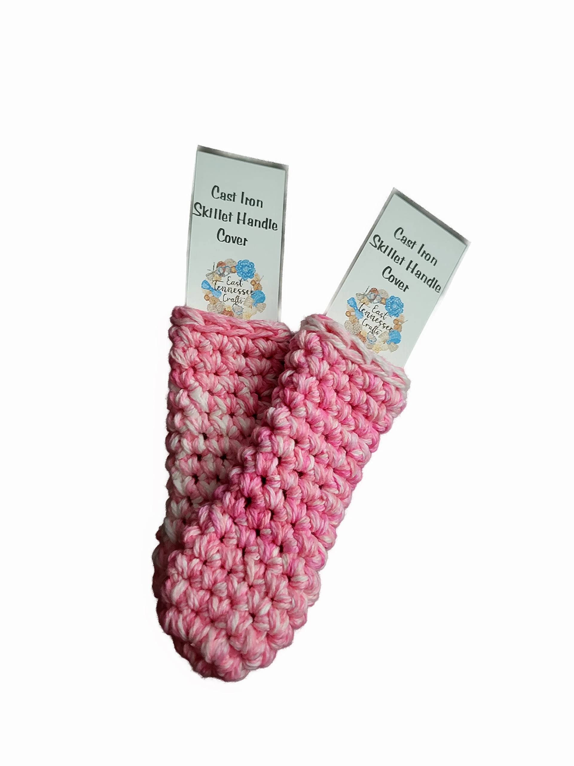 Cast Iron Skillet Handle Covers - Set of 2 - Crochet - 00% Cotton
