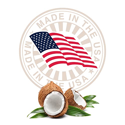 Real Skin Care Coconut Toothpaste | Handmade in The USA | All Natural | All Natural Organic Fluoride Free Toothpaste for Healthy Smiles | Flavored Toothpaste for Adults & Kids with Essential Oils