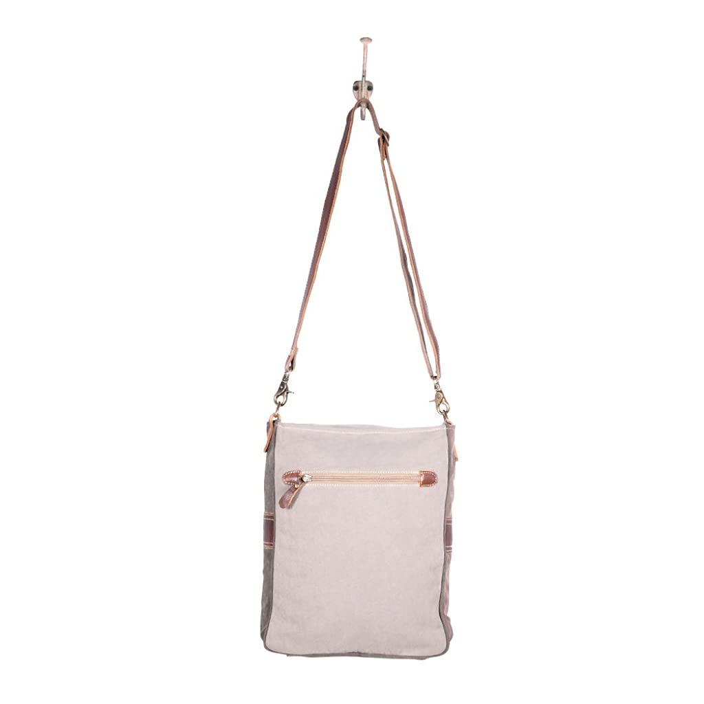 Myra Bags Eazy Breezy Canvas, leather & Rug Shoulder Bag S-1898