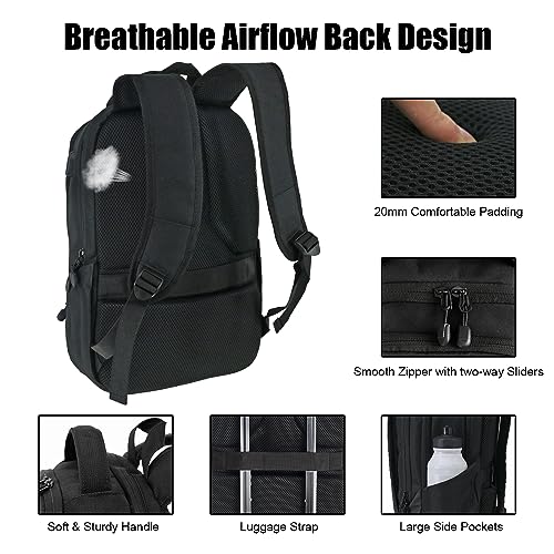 Goloni Travel Laptop Backpack,Business Slim Durable Laptops Travel Backpacks with USB Charging Port,15.6 Inch College Computer Bag for Men Women