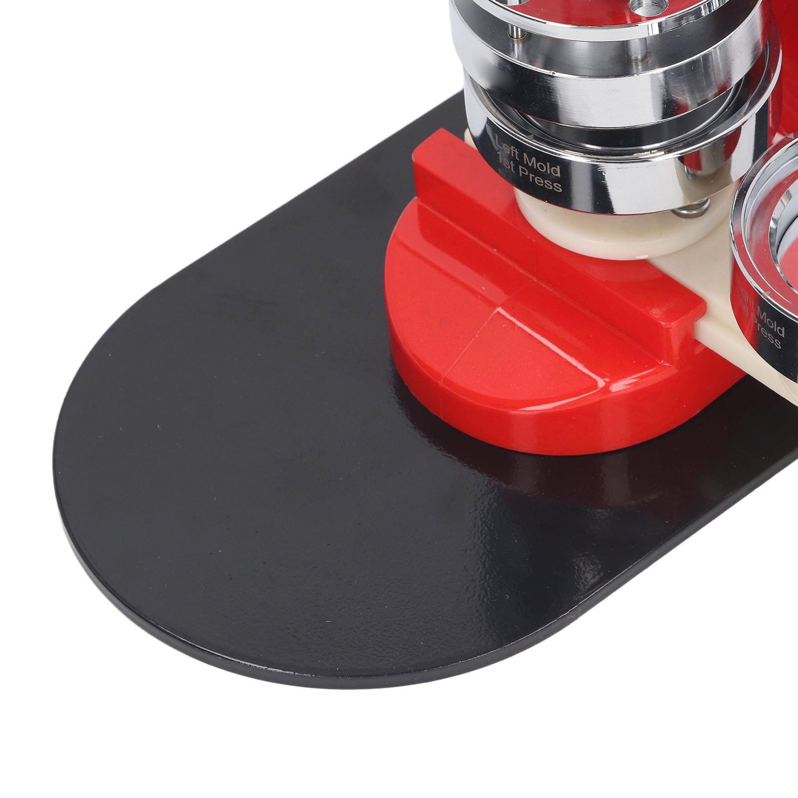 Button Maker, Rubber and Stainless Steel Simple Operation Portable Comfortable Handle DIY Tool Press Button Machine Nonslip for Political Campaign (25mm)