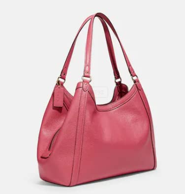 Coach Kristy Shoulder Bag Leather Strawberry Haze