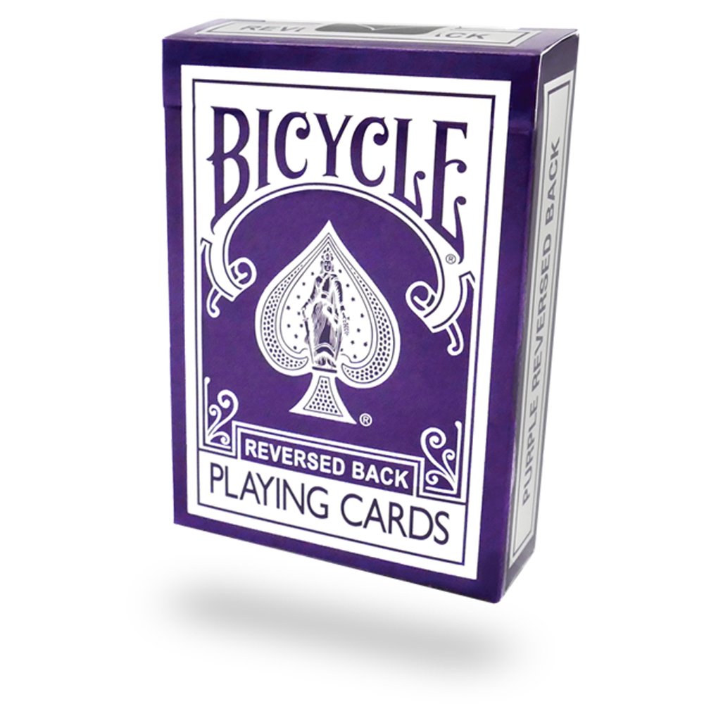 Purple Playing Cards Bicycle Deck