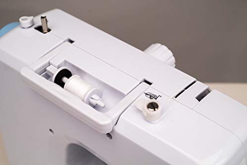 Michley Professional Desktop Sewing Machine SS-700+, 16 Built-in Stitch Patterns, 13.5-inches by 5.8-inches by 11.5-inches, White