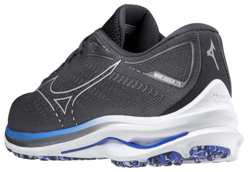 Mizuno Men's Wave Rider 25 | Neutral Support Running Shoe |Eco Friendly Materials | Obsidian | US 10