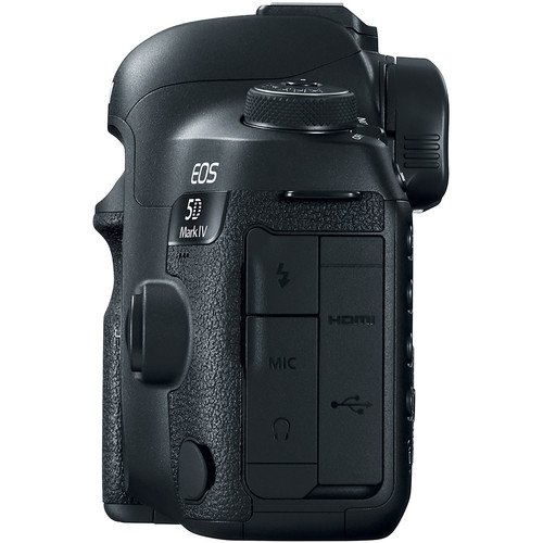 Canon EOS 5D Mark IV DSLR Camera w/EF 50mm STM + 75-300mm + 420-800mm Super Telephoto Lens + LED Always on Light + 128GB Memory, Filters, Case, Tripod + More (34PC Bundle Kit)