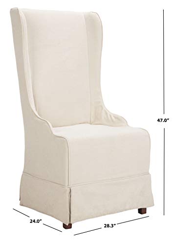 Safavieh Mercer Collection Stella Slip Cover for Side Chair, Ivory