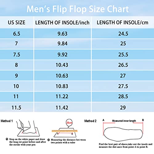 Harssidanzar Quick-Dry Flip-Flop Sandals For Men's,Summer Comfy Outdoor Adjustable Ankle Strap Flat Slip On Sandals Flip Flops Shoes KM218,TAN,Size 10