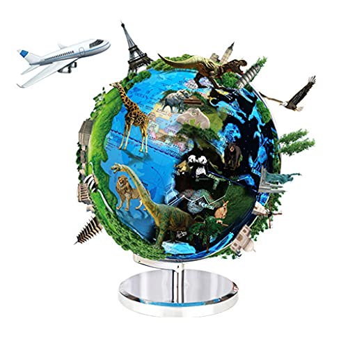 geographic globe Interactive Globe LED Illuminated Constellations At Night AR Educational Globes Of The World With Stand Smart Globe For Kids world globe gift (Diameter 25cm/9.8in+