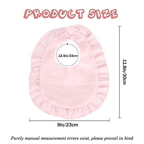 Mccotwe Baby Bibs Muslin Bibs Drool Bibs Teething Bibs 4-Layer 100% Cotton for Unisex Boys Girls Absorbent&Soft&Breathable Scarf Muslin Baby Drool Bibs