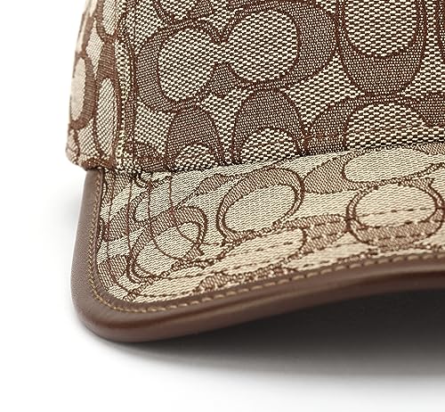 Coach Standard Signature C Jacquard Baseball Cap, Brown