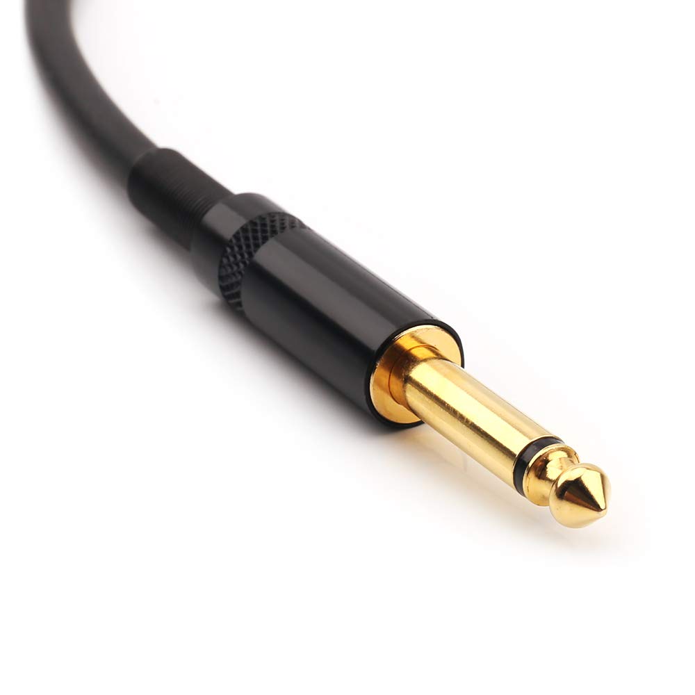 NANYI 6.35mm (1/4 Inch) Male TS Male to XLR Interconnect Audio microphone Cable (XLR-F-1.6FT)