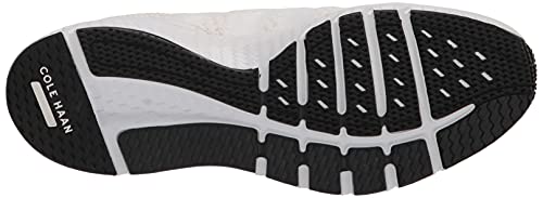 Cole Haan Women's Zerogrand OVERTAKE LITE Runner Running Shoe, White Webbing/White Midsole/Black Outsole, 8