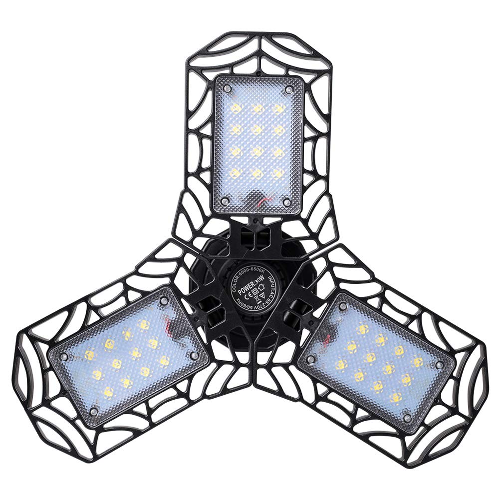 CKEGUO 40W LED Mining Light LED Garage Lights,Multi-Facet Illuminated Waterproof Garage Light High-Brightness,Ceiling Light, Day Light,Shop Lighting Lights for Garage Warehouse Workshop