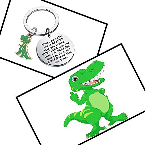 KUIYAI Dinosaur Lover Gift Dinosaur Key Inspirational Gift(Remember-DinosaurKS)