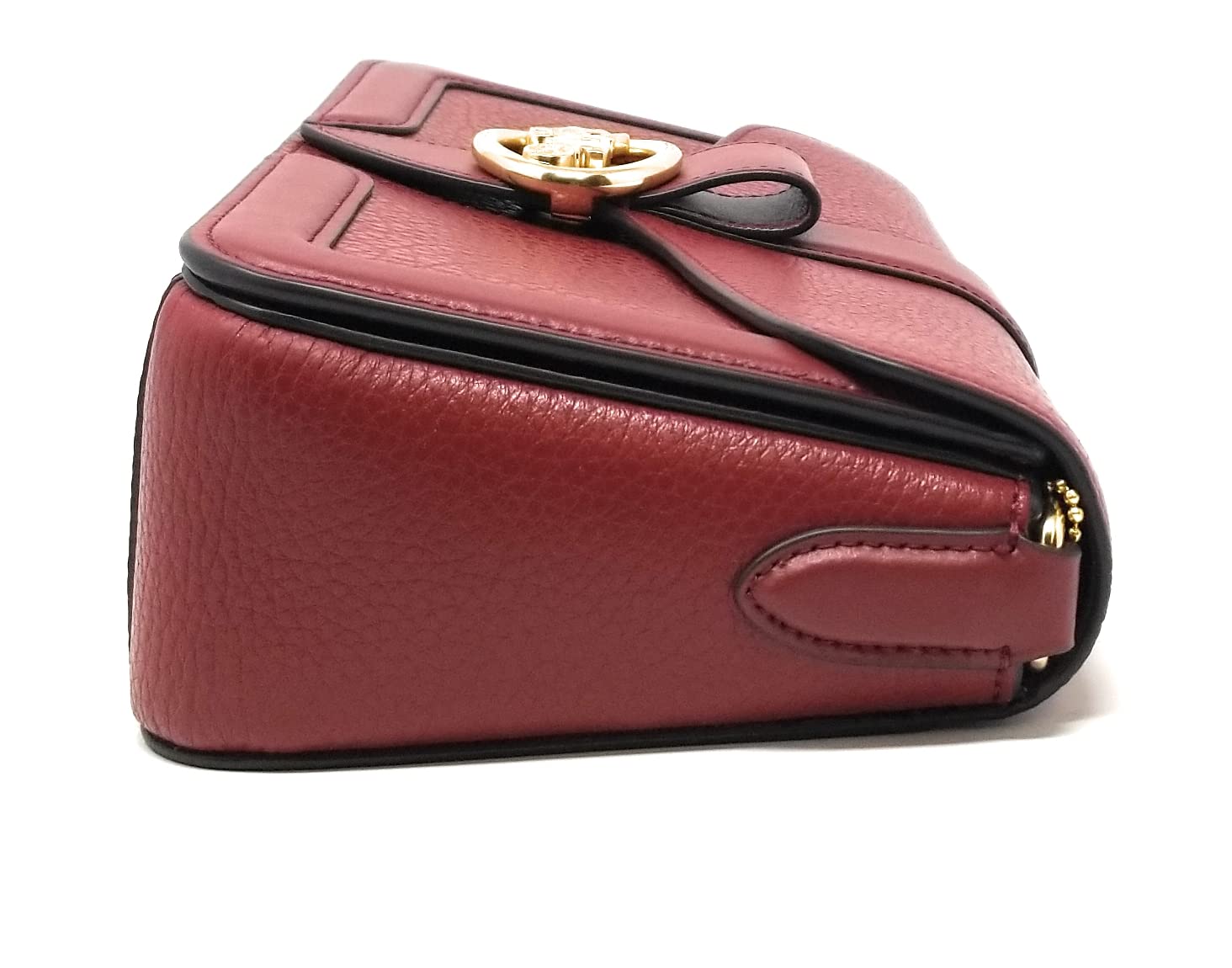 COACH Women's Georgie Shoulder Bag (Pebbled Leather - Cherry)